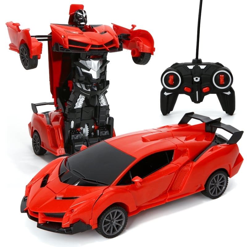 1/18 rc transformer car 2 in 1 transformation robots models remote ...