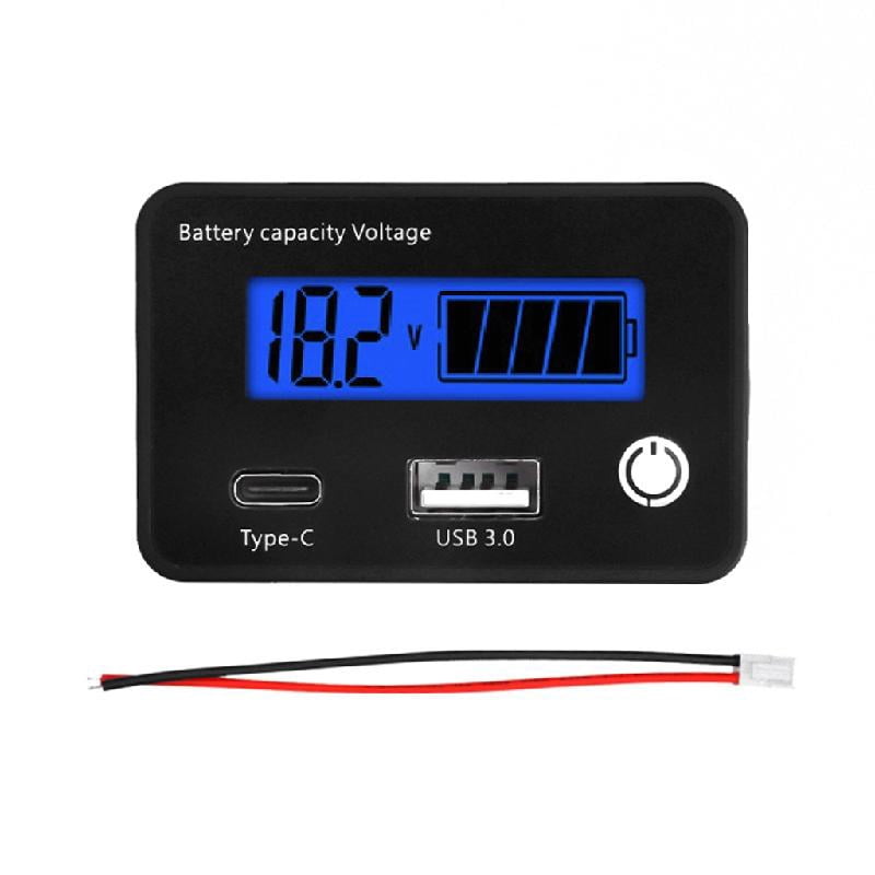 1. 18W QC3.0 Solar Battery Monitor with Memory Function for LiFePO4 ...