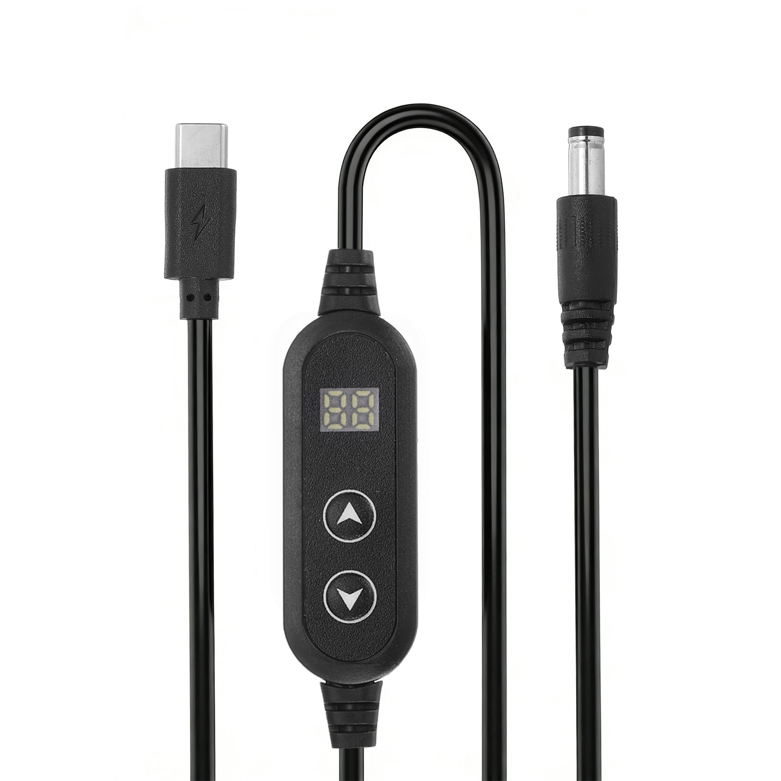 1.18m/3.9ft USB C to DC PD Adapter, 5V 9V 12V 15V 20V Adjustable PD ...