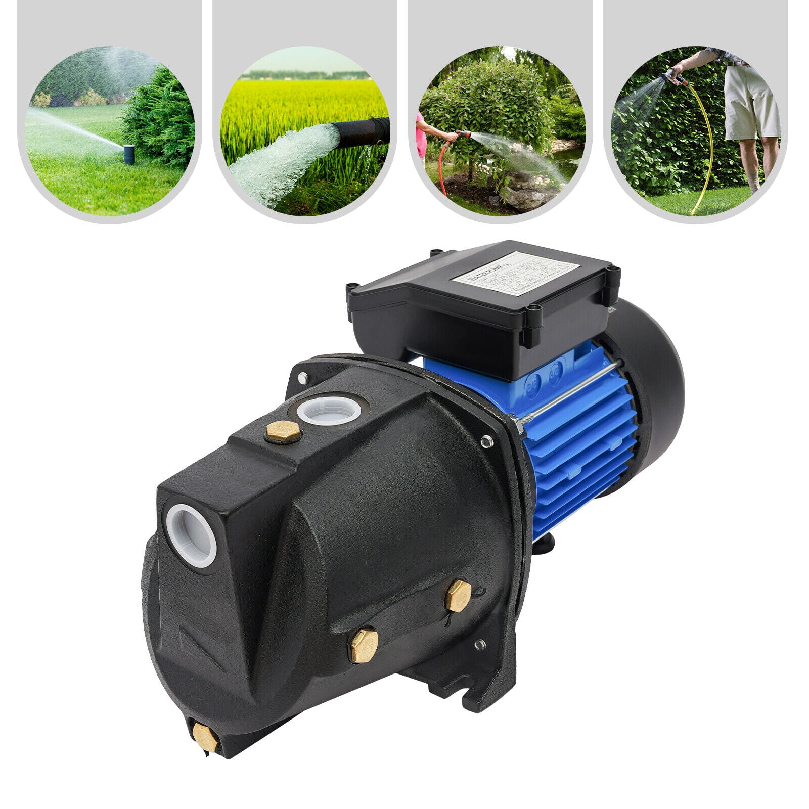 1.1HP Shallow Well Pump Water Transfer Pumps IP44 Electric Booster Pump ...