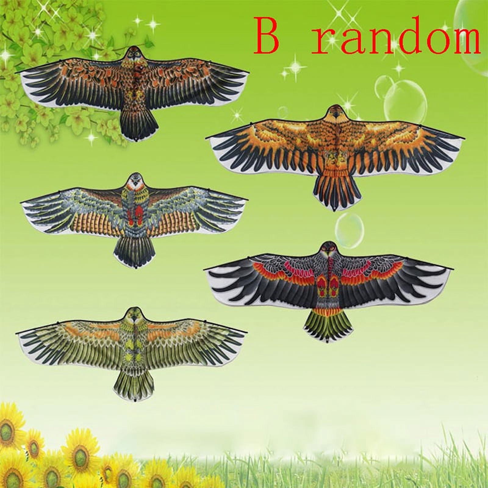 1.1m Eagle Kite With 30 Meter Kite Line Children Flying Bird Kites ...