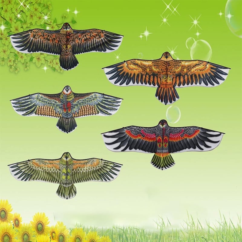 1.1m Eagle Kite With 30 Meter Kite Line Children Flying Bird Kites ...