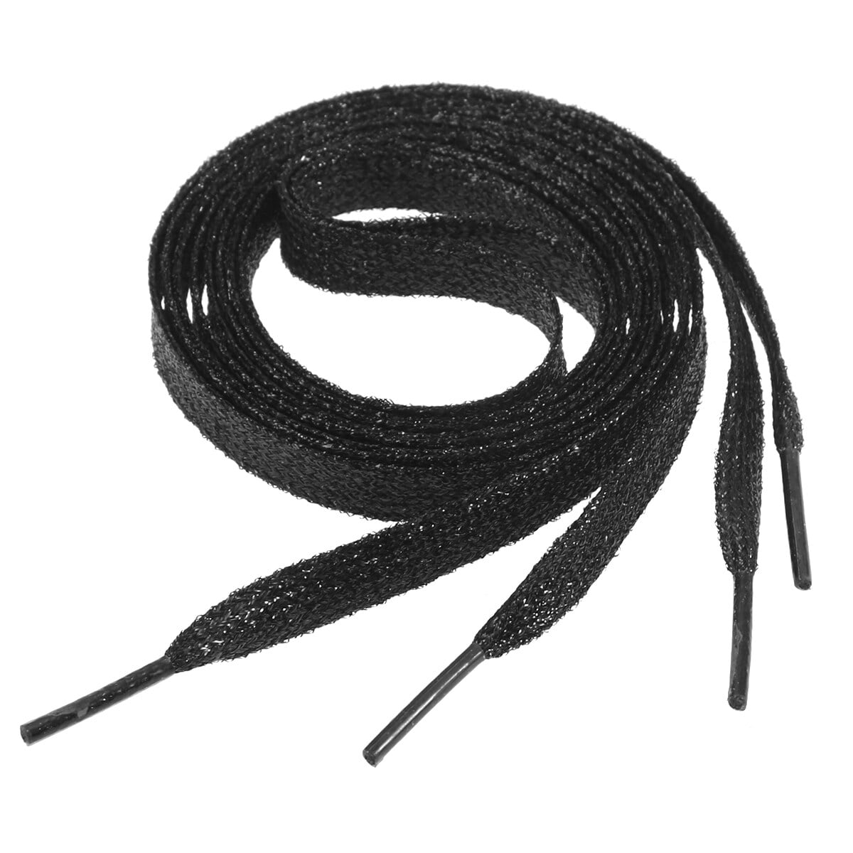 1.1m Flat Glitter ShoeLaces Colored Flat Shoestring Bootlaces for Shoes ...