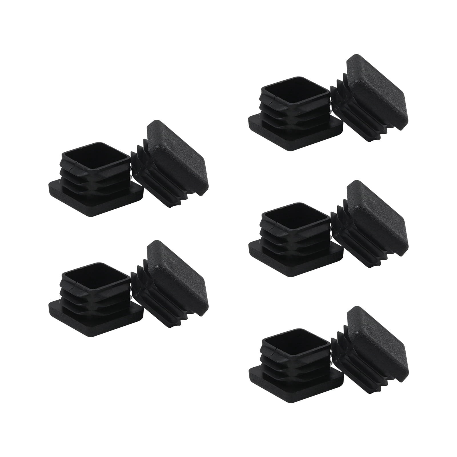 1" 1x1 Square Tubing End Cap Plastic Plugs 10Pack, 1 Inch Square Tube ...