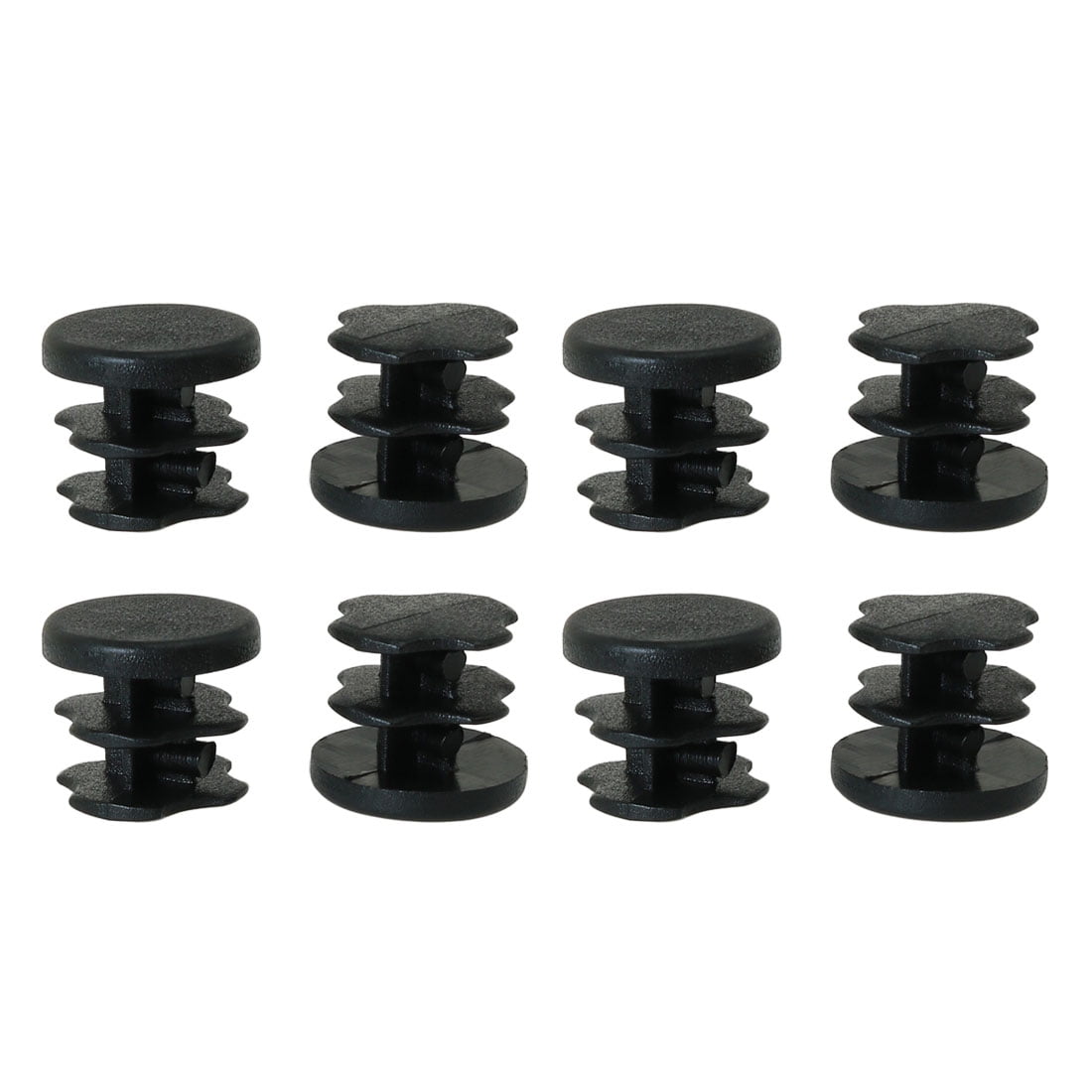 1/2" 0.5" OD Plastic Tube Inserts Pipe Glide End Cap 8pcs 0.35"-0.43 ...