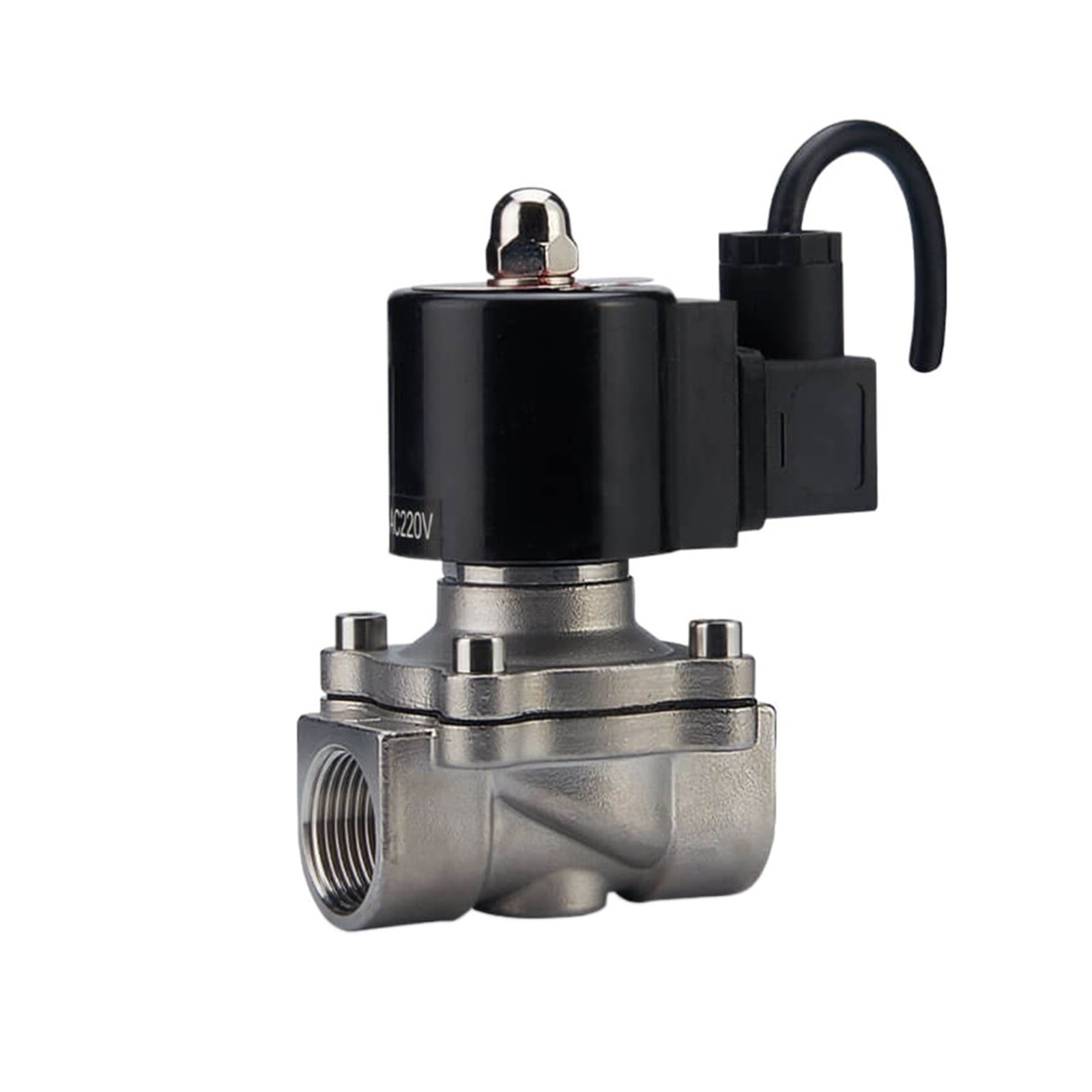 1/2" 1" 2"Solenoid Valve DN15-65 Stainless Steel Underwater Waterproof Normally Closed Water Air ...