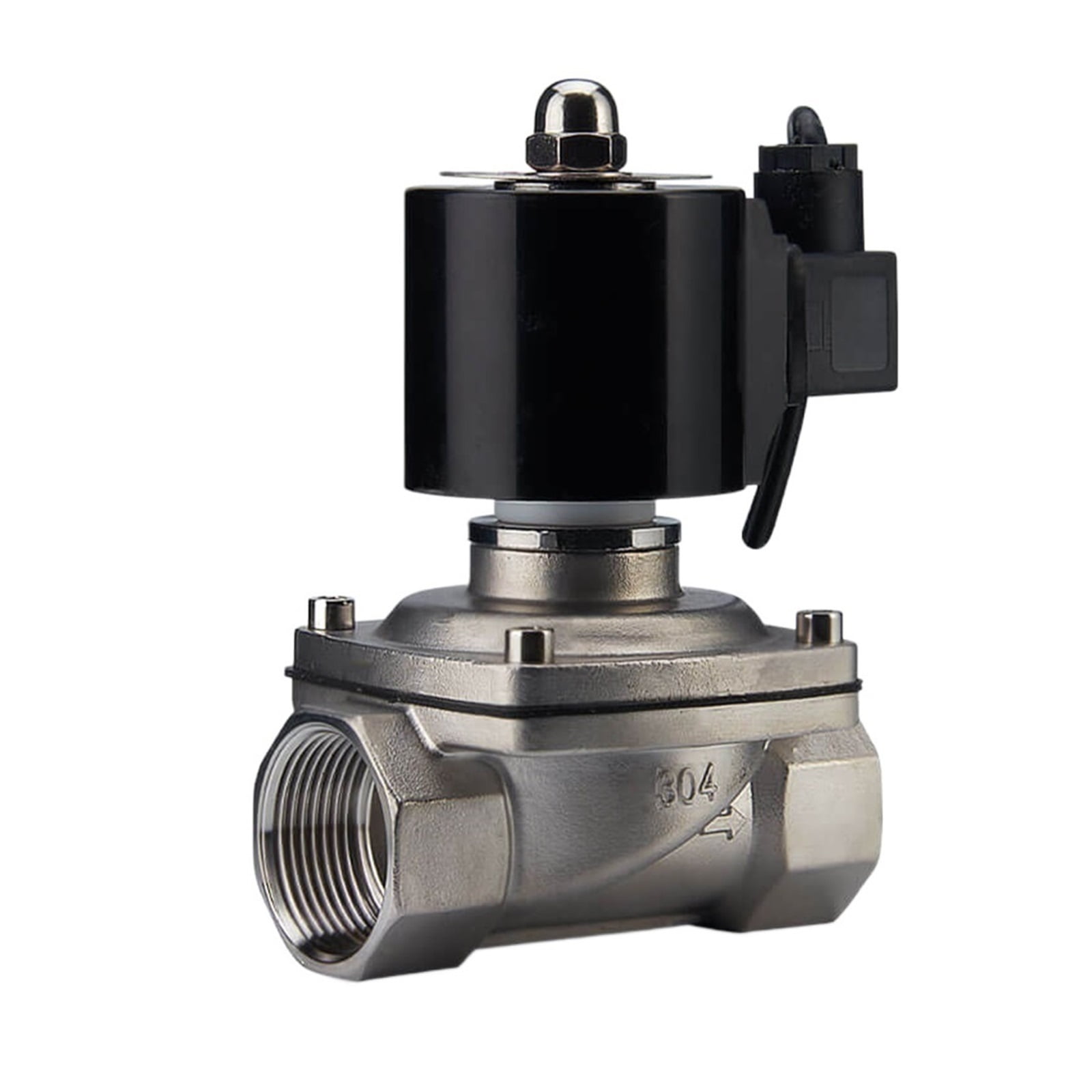 1/2" 1" 2"Solenoid Valve DN15-65 Stainless Steel Underwater Waterproof Normally Closed Water Air ...