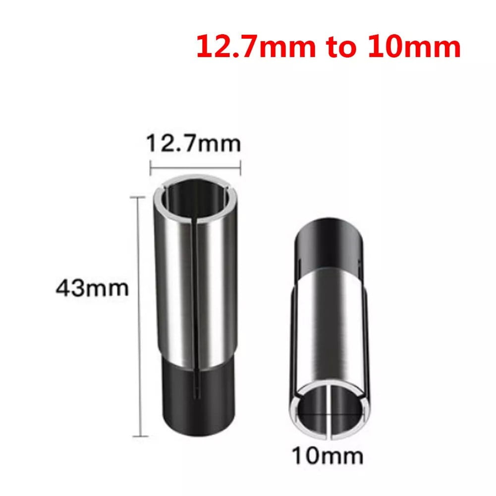 1/2" 1/4" 1/8" Collet Adaptor Shank Reducer Bit Cnc Spindle Router 4/6 ...