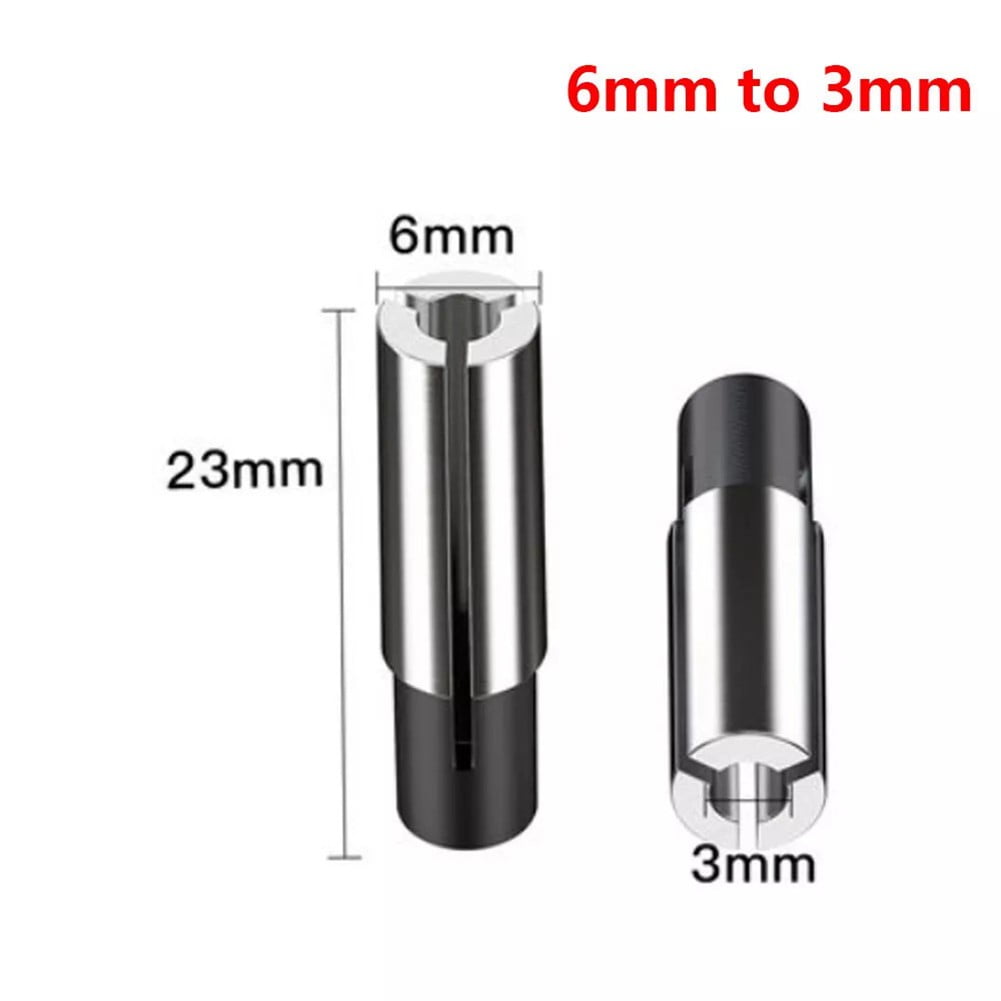 1 2 1 4 1 8 Collet Adaptor Shank Reducer Bit Cnc Spindle Router 4 6 8 10mm