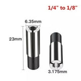 1/2" 1/4" 1/8" Collet Adaptor Shank Reducer Bit CNC Spindles Router 4/6 ...