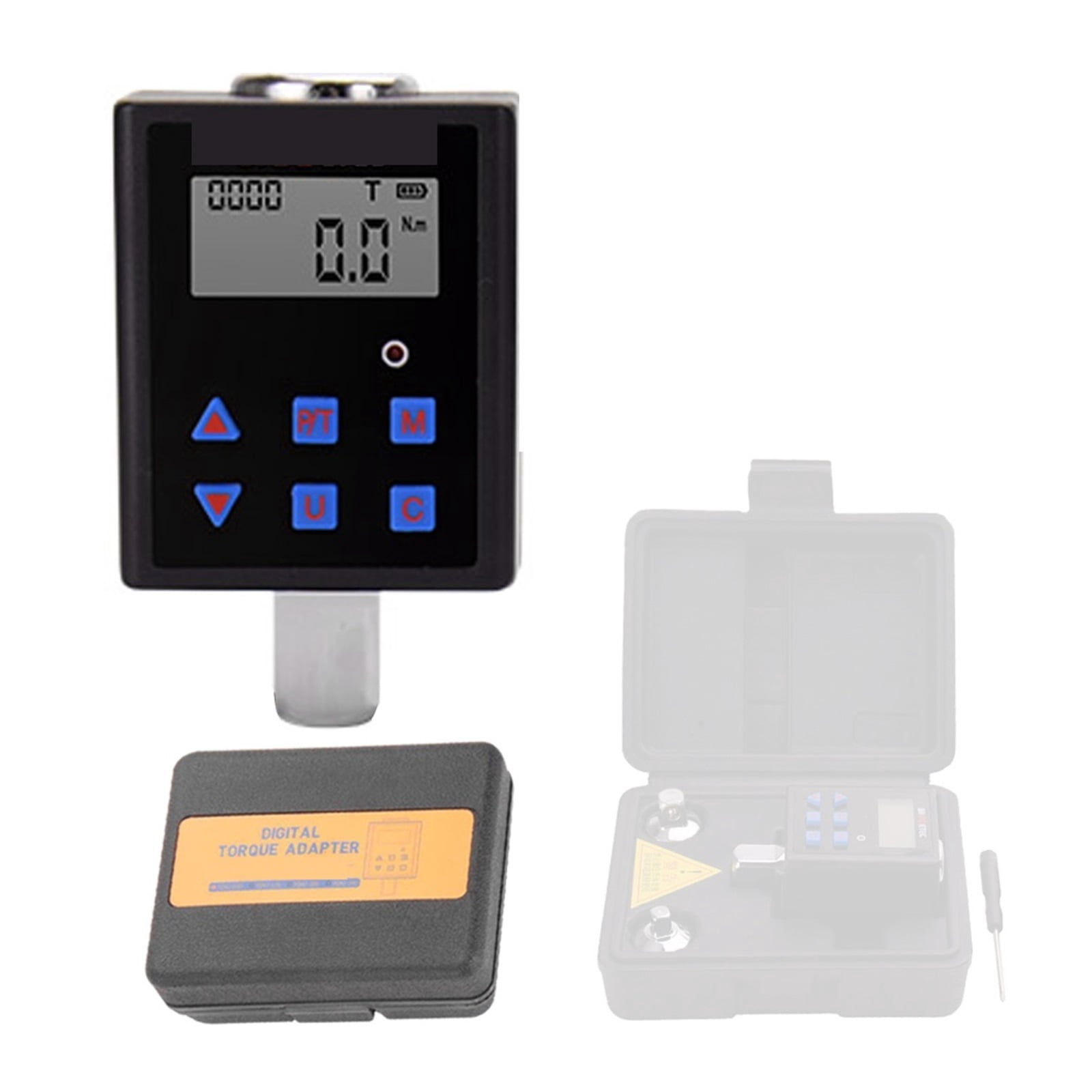 1/2" 1/4" 3/8" Digital Torque Meter Measurement Adapter Spark Bicycle ...