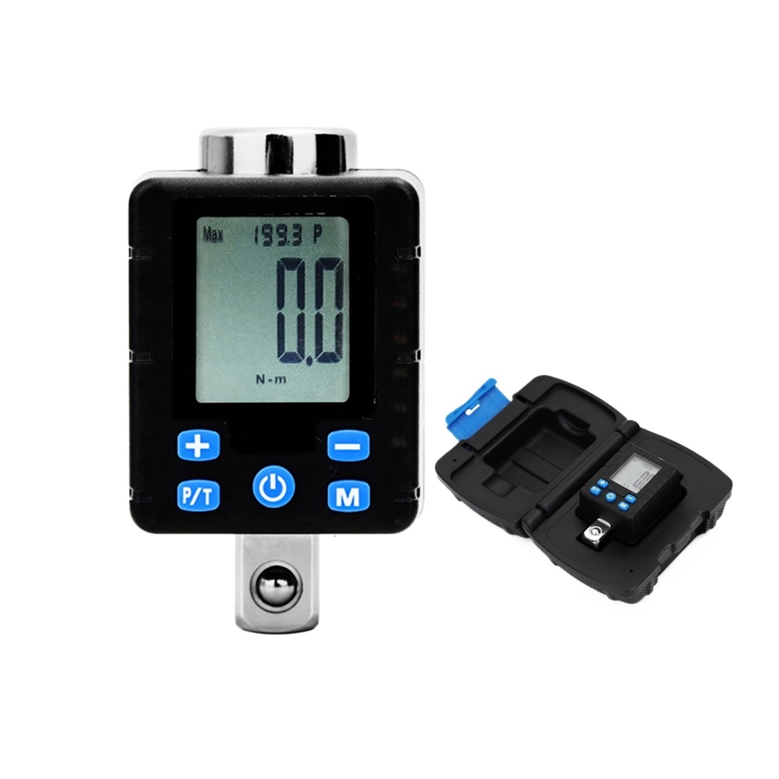 1/2" 1/4" 3/8" Digital Torque Meter Measurement Adapter Spark Bicycle ...