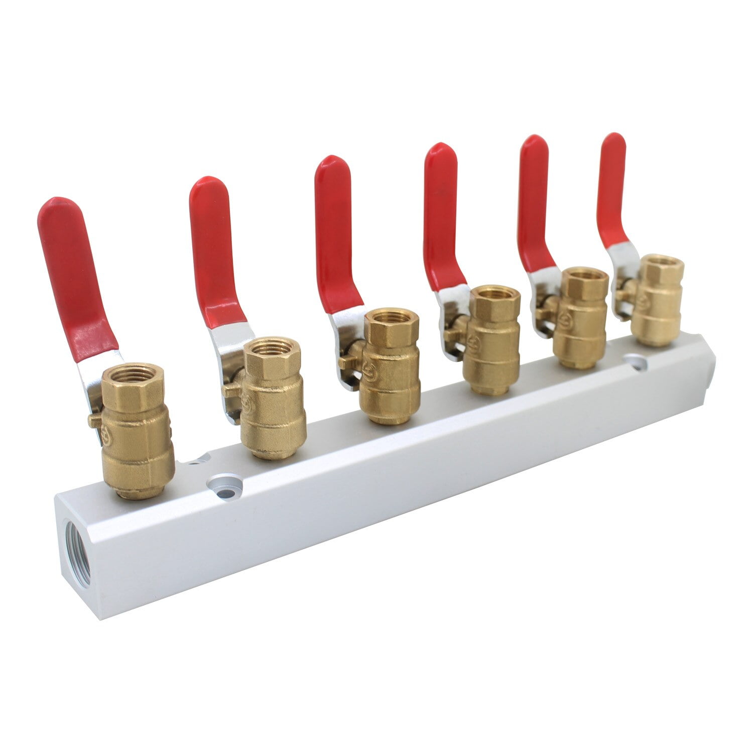 1/2 1/4 female thread manifold ball valve air distribution manifold ...