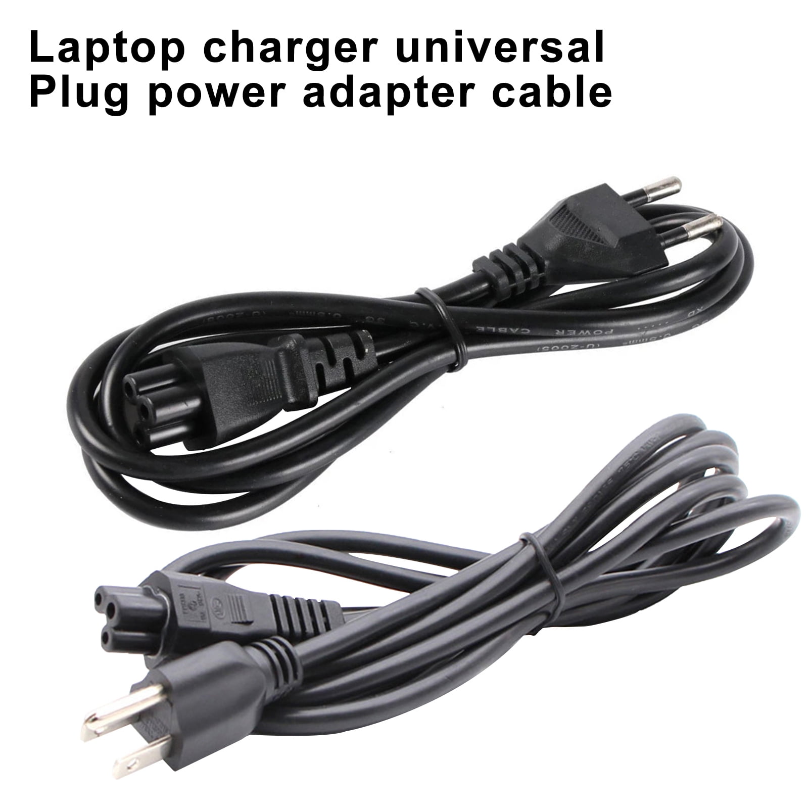 1.2/1.5m Universal Laptop Charger Plug Power Adapter Cord Cable with EU ...