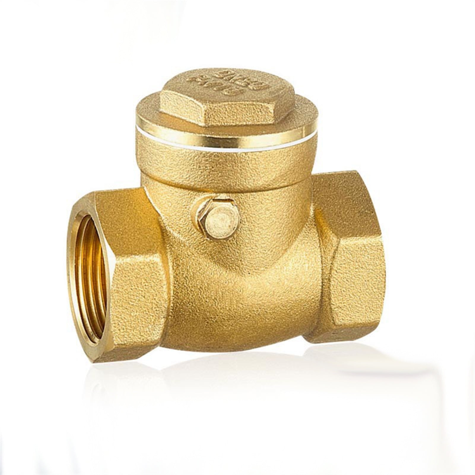 1/2" 1 Inch DN15 DN20 DN25 DN32 Female Thread Swing Check Valve Brass ...