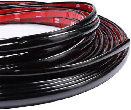 1/2"(12mm) Automotive Trim Molding 50Ft Universal Car Side Body Molding ...