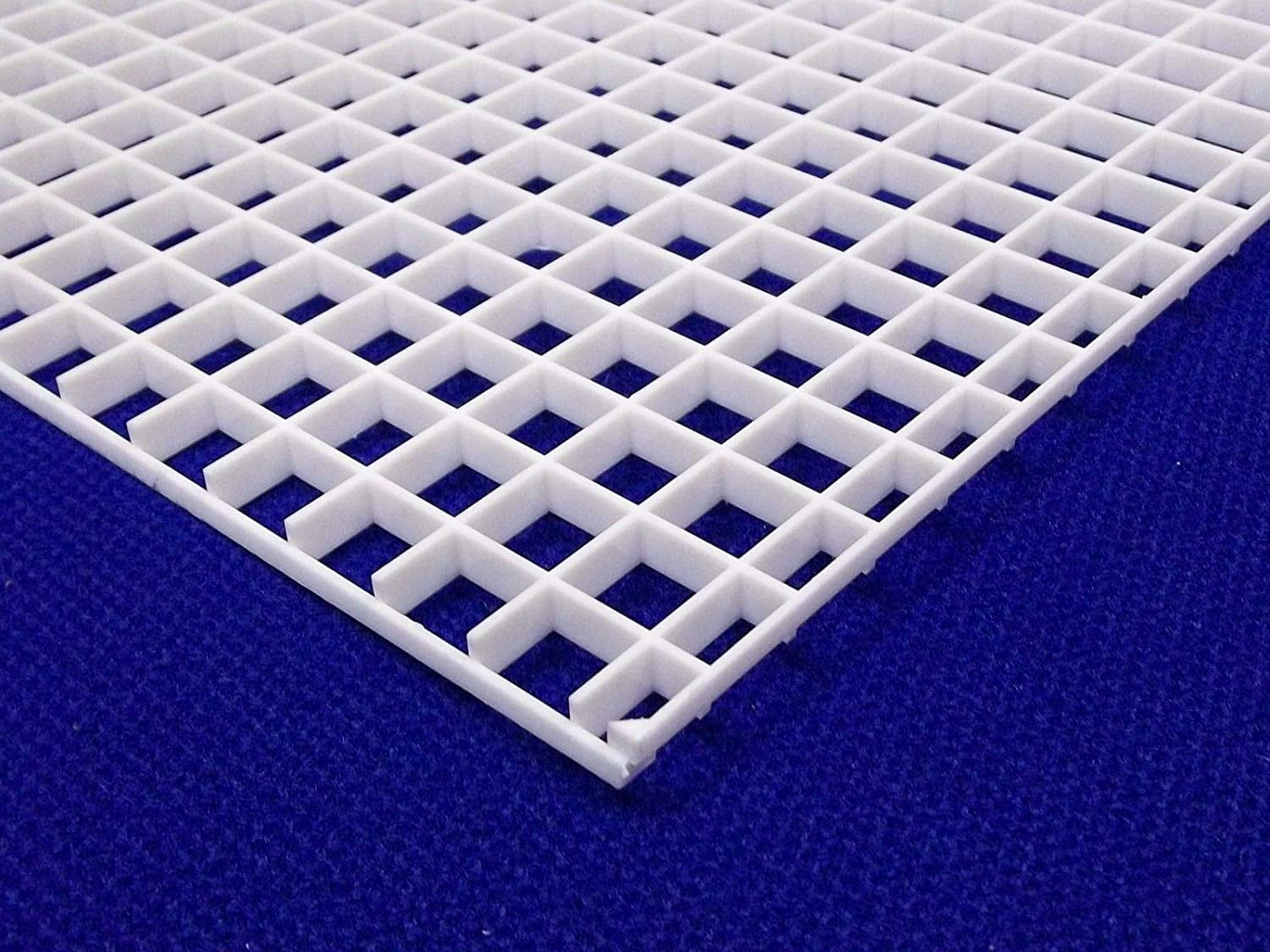 AZM 1/2" (12mm) White Grid Divider EggCrate Louvre 23.5" x 11.5" for ...
