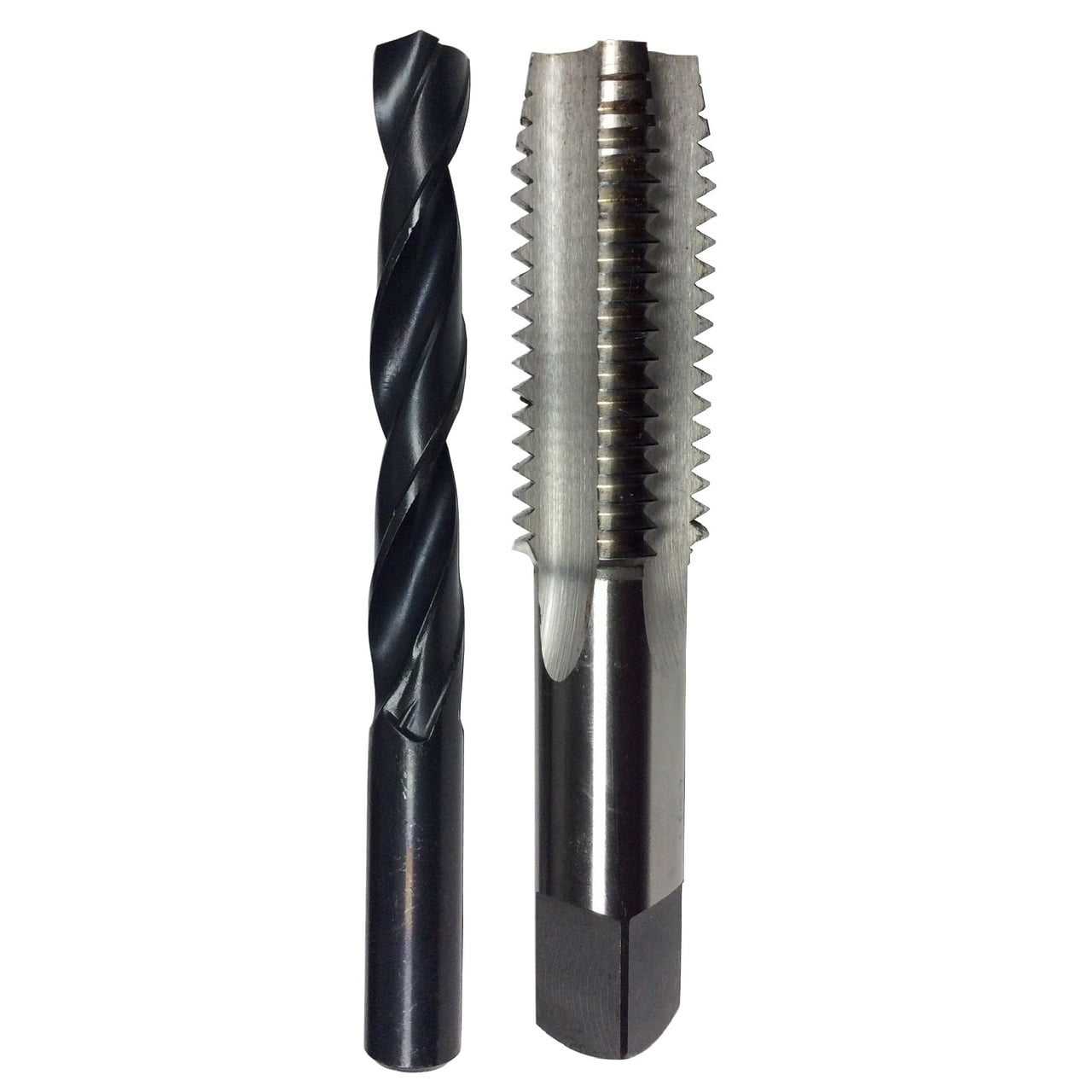 1/2"-13 High Speed Steel Plug Tap and 27/64" High Speed Steel Drill Bit ...