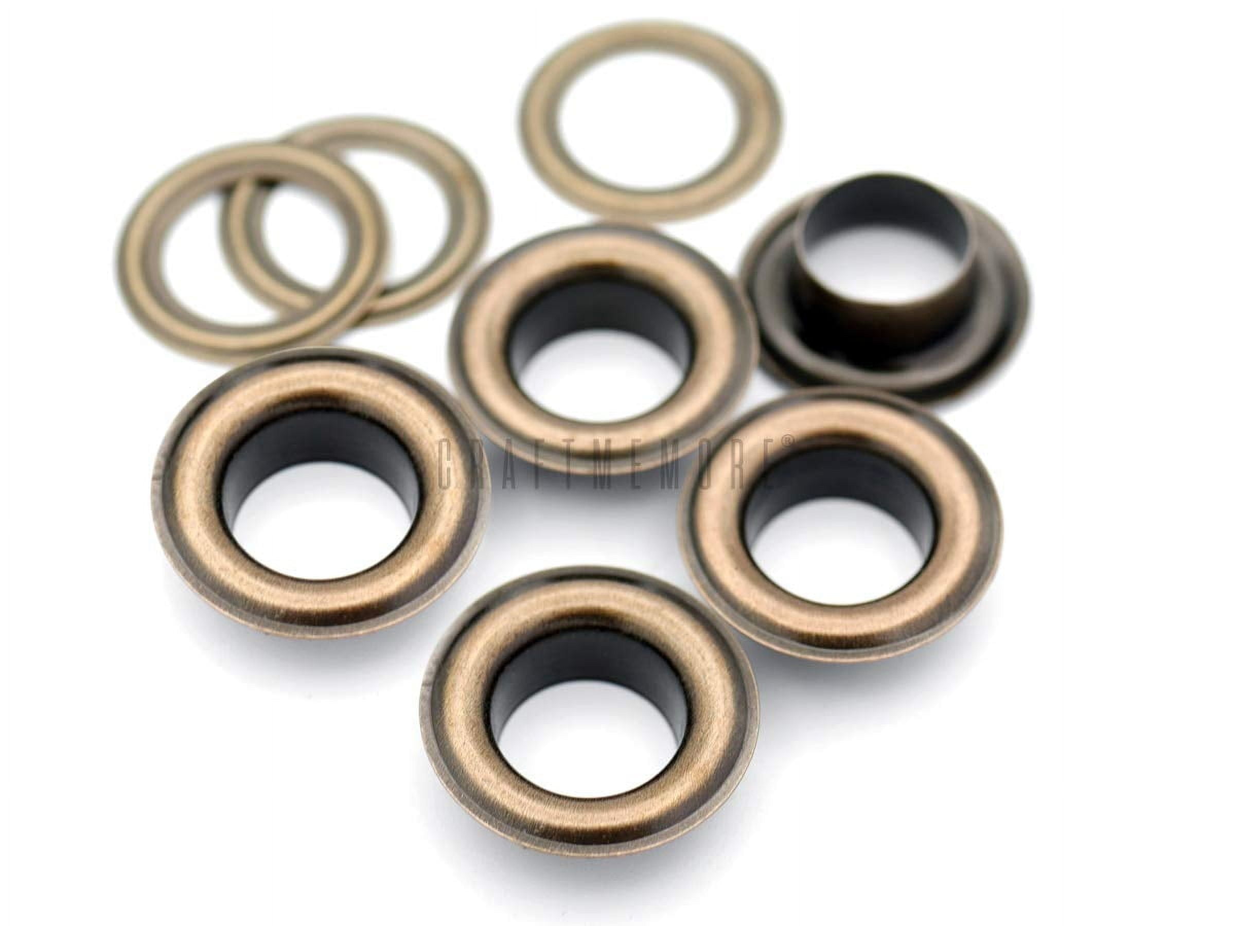 1/2" (13 MM) Hole 50 Sets Grommets Eyelets with Washers for Leather ...