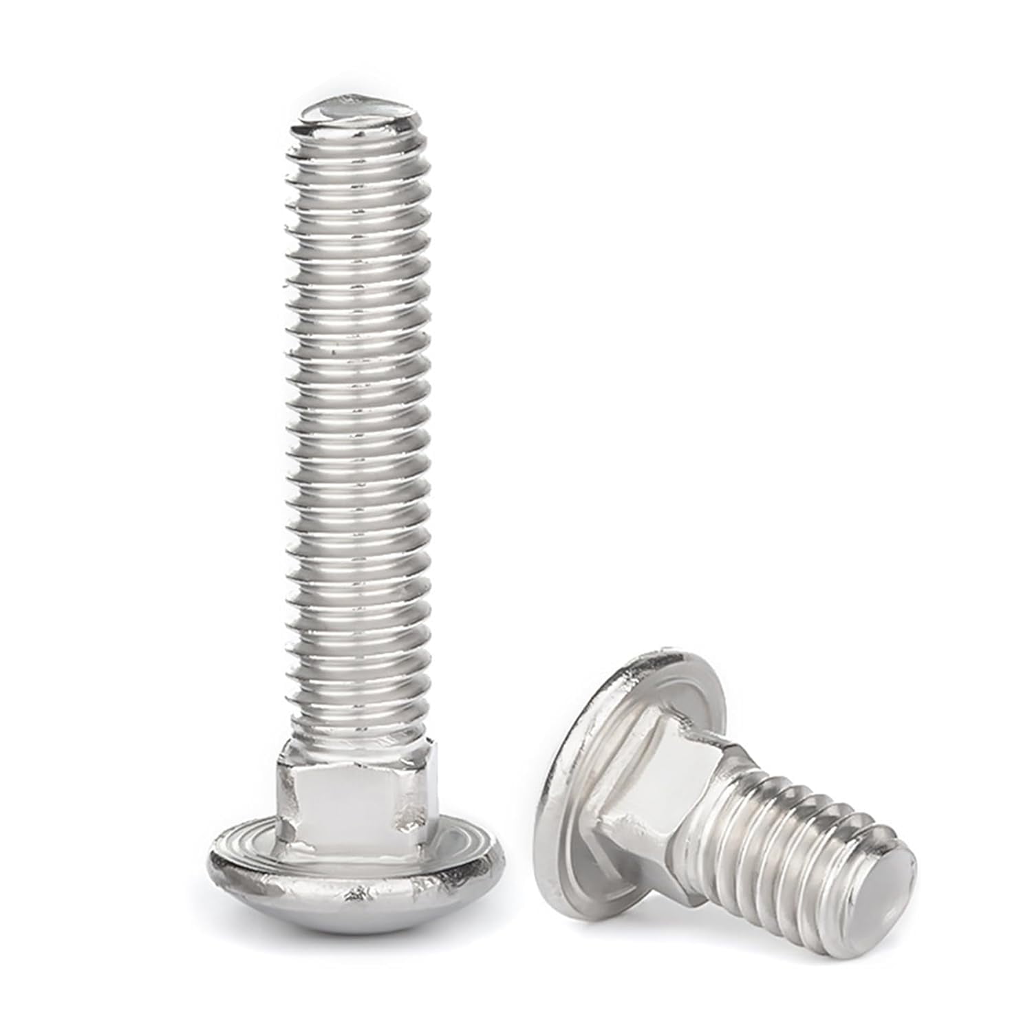 1/2-13 X 5 Carriage Bolts Screws, Stainless Steel 18-8 (304) Carriage ...