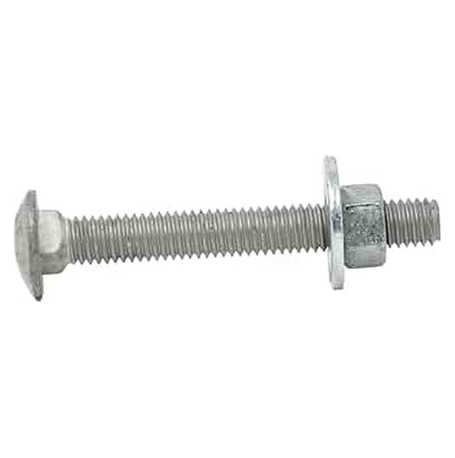 1/2"-13 x 4-1/2" (25 Sets) Hot Dipped Galvanized Carriage Bolt Kit For ...