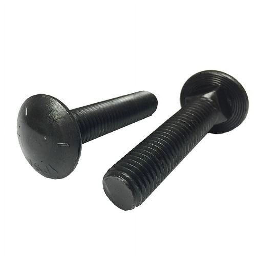 1/2-13X4 Grade 8 Full Thread Carriage Bolts Plain - Walmart.com