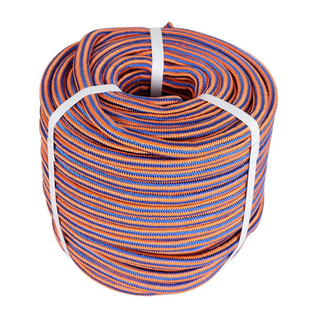 1/2" × 150' 12 Strand Braided Rope 8000 Lbs Tensile Strength Orange And ...