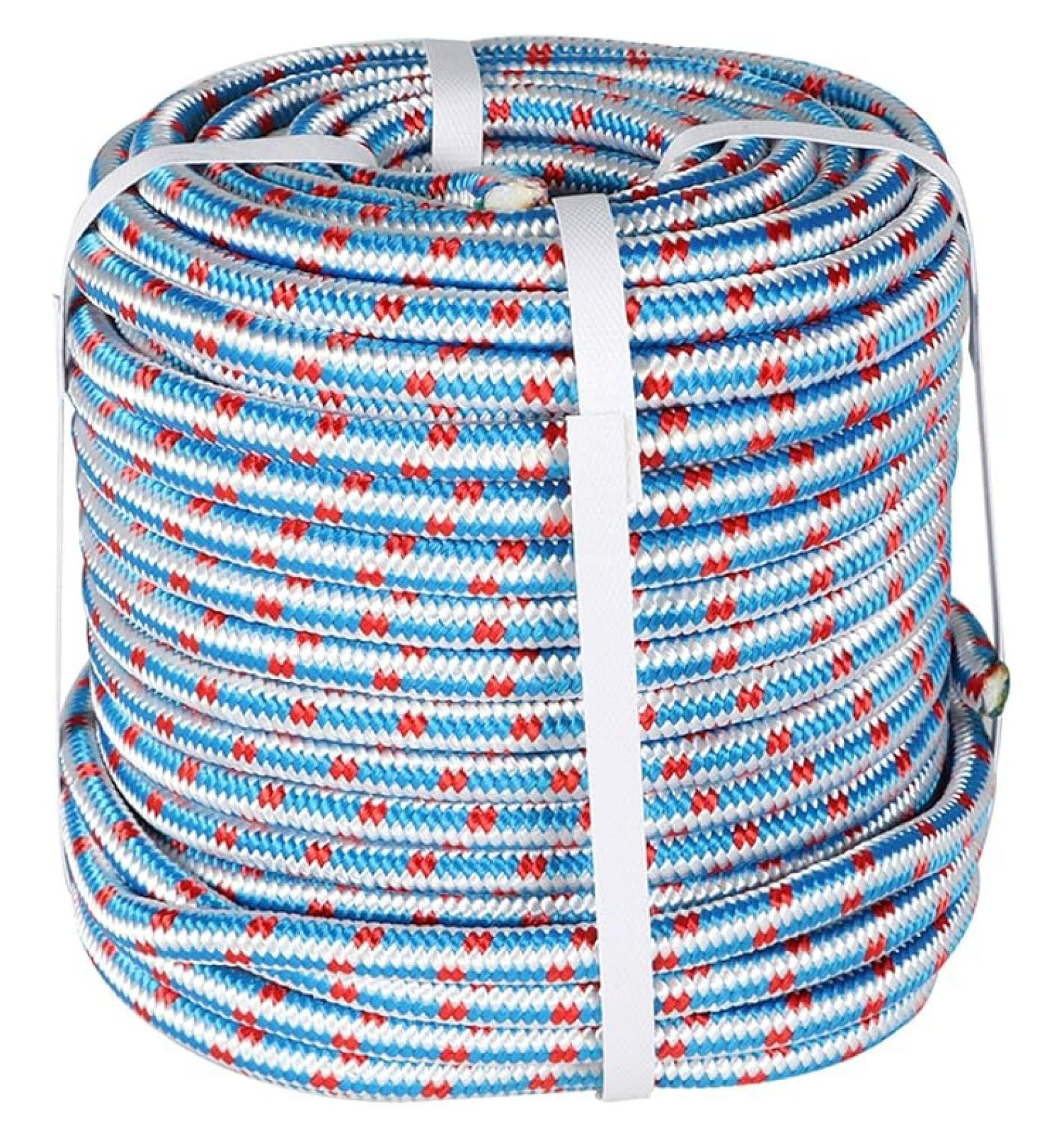 1/2 in 150 Ft Double Braided Polyester Rope, 16-Strand Polyester ...
