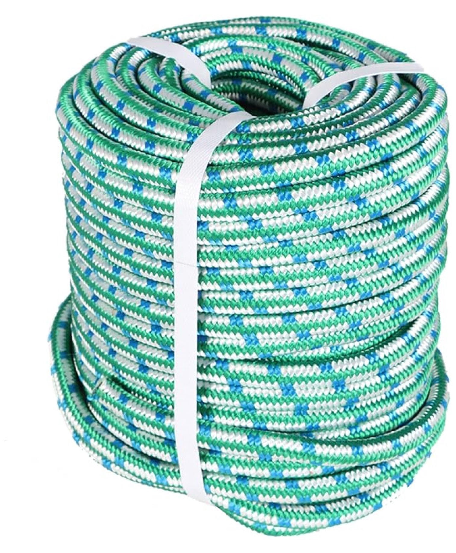 1/2 in 150 Ft Double Braided Polyester Rope, 16-Strand Polyester ...