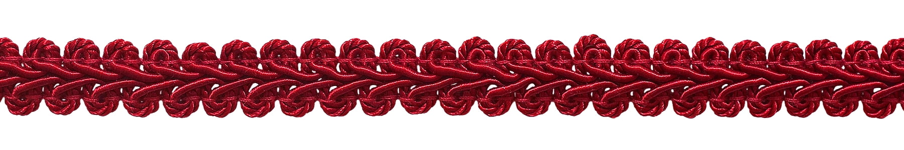 1/2" (1cm) Basic Solid Collection French Gimp Braid Trim # FGS, Cherry ...