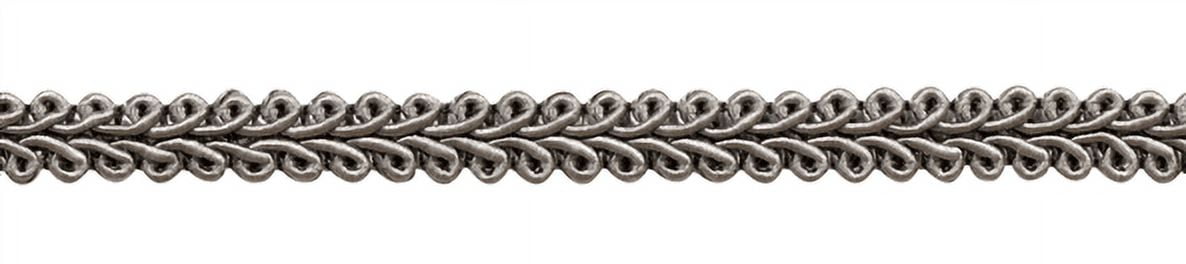 1/2" (1cm) Basic Solid Collection French Gimp Braid Trim # FGS,, Silver ...
