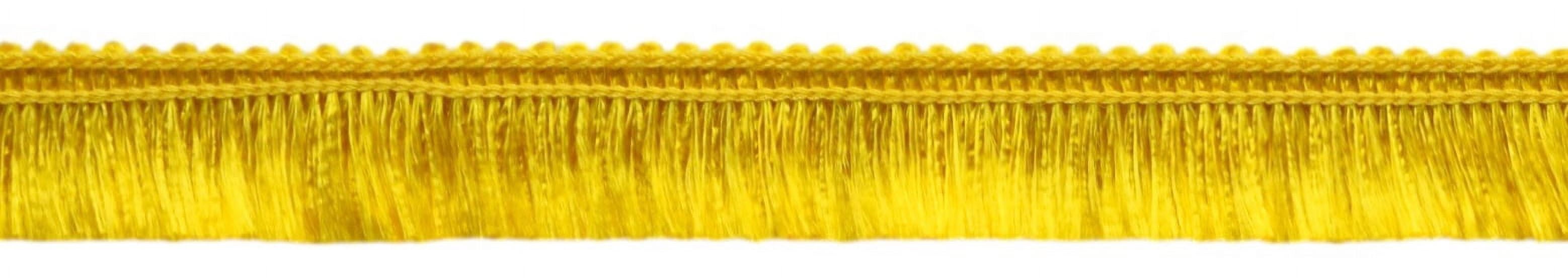 1/2" (1cm) Eyelash Fringe | Fringe Trim # 0050ELF,, Flag Gold #FG ...