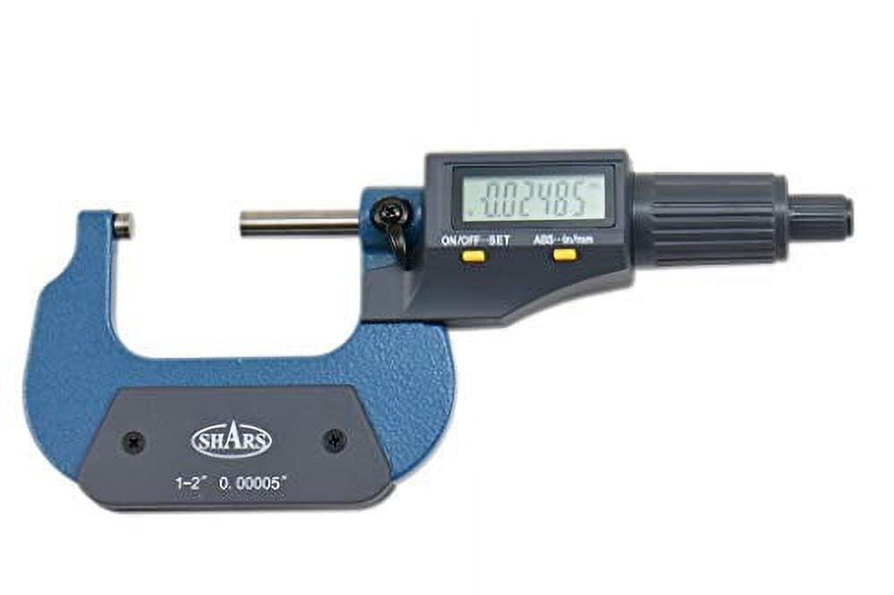 1-2"/25-50mm Solid Metal Frame Electronic Outside Micrometer 303-2464 ...