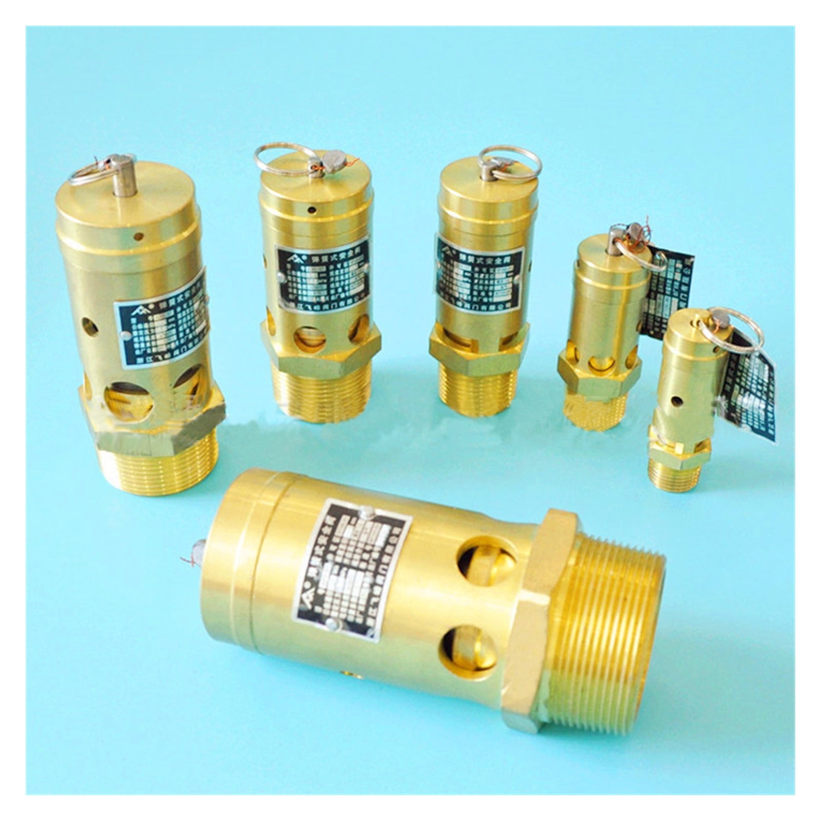 1/2" 3/4" 1" 0.8Mpa 1.6Mpa Male Thread Relief Valve Pull Ring Type ...