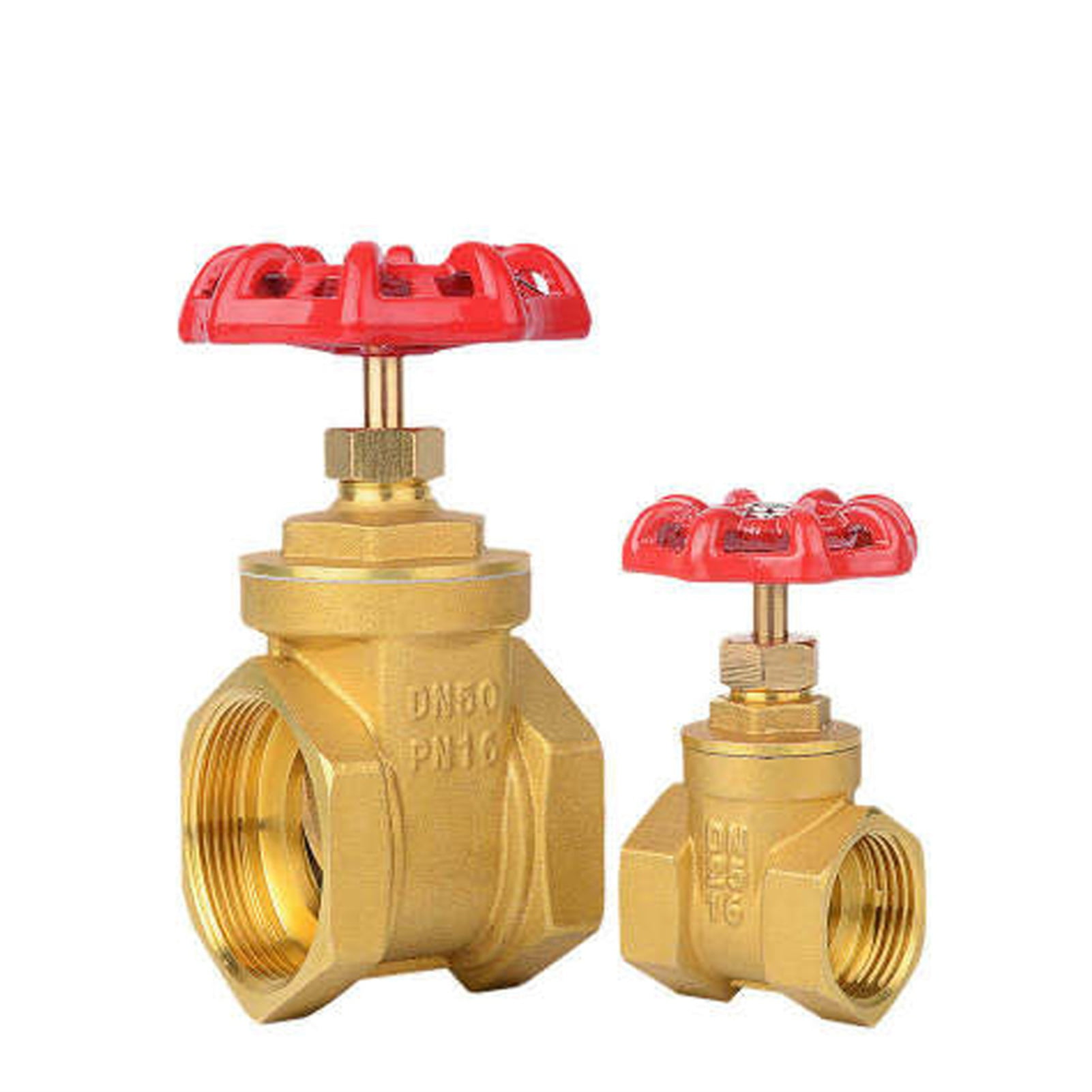 1/2" 3/4" 1" 1-1/2" 2" Female Thread Brass Gate Valve DN15 DN20 DN25 ...