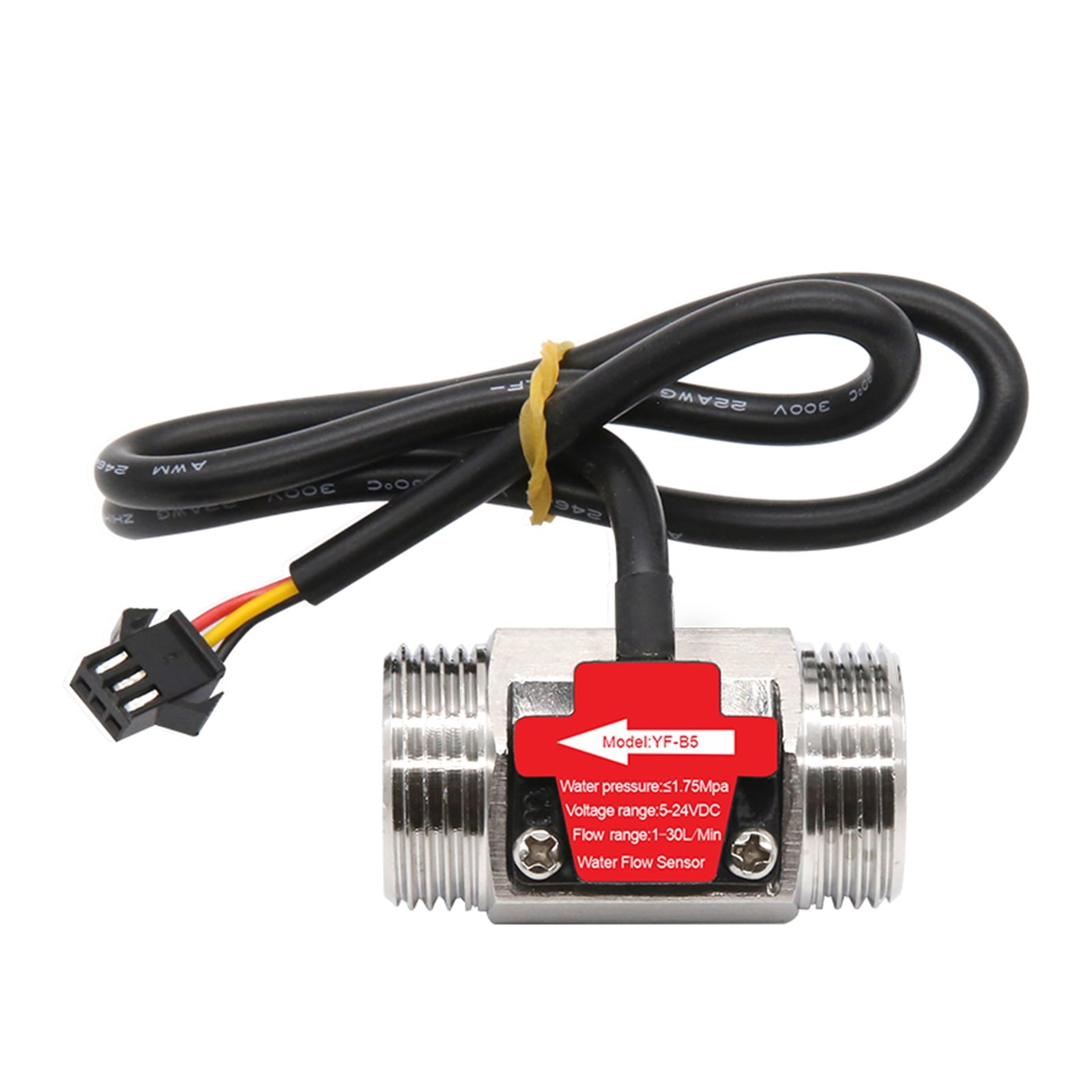 1/2" 3/4" 1" 1-1/2" 2" Water Flow Sensor 1.75MPa Hall Sensor Turbine ...