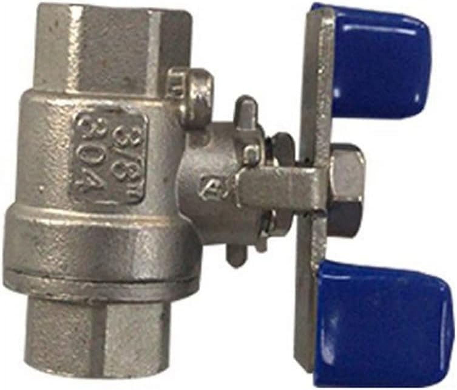 1/2" 3/4" 1" 1-1/4" 1-1/2" 2" Two-piece Ball Valve Stainless Steel Ball ...