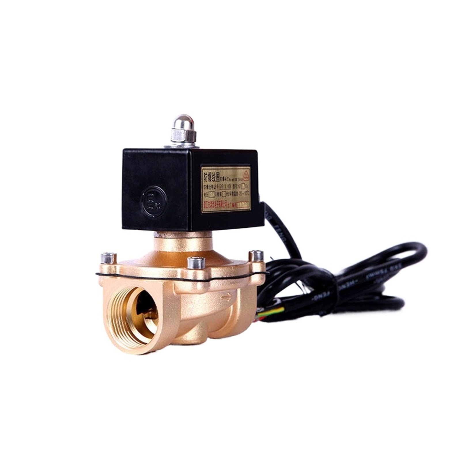 1/2" 3/4" 1" 1-1/4" Brass Explosion Proof Solenoid Valve Normally ...
