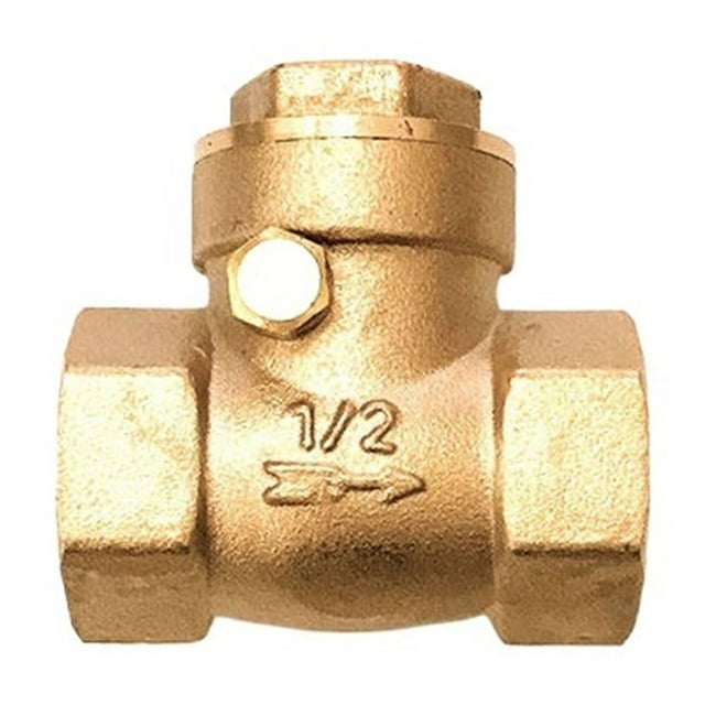 1/2" 3/4" 1" 2" 3" 4" Brass Horizontal Check Valve All Copper Female ...
