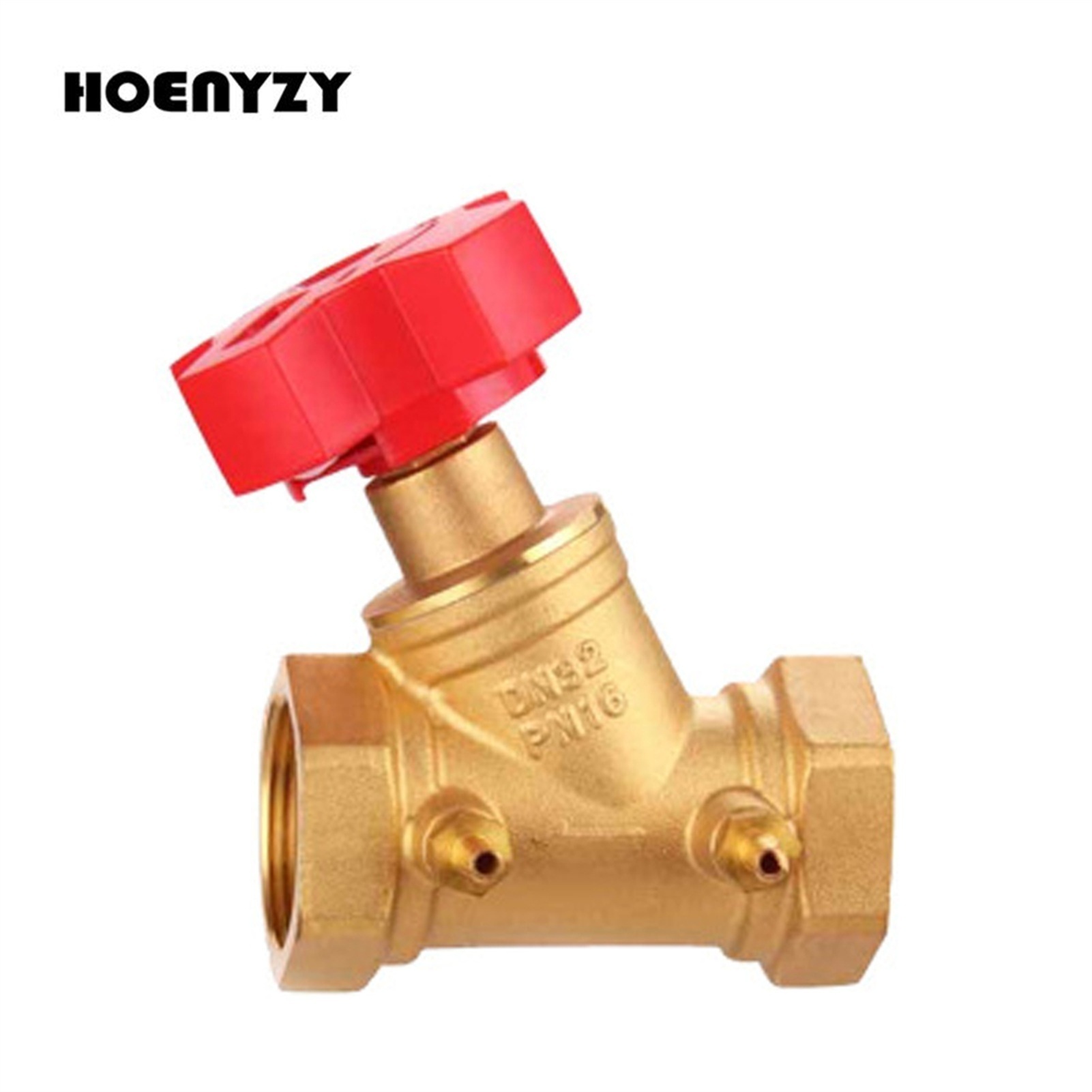 1 2 3 4 1 2 Brass Coupling Digital Locked Balancing Valve DN15