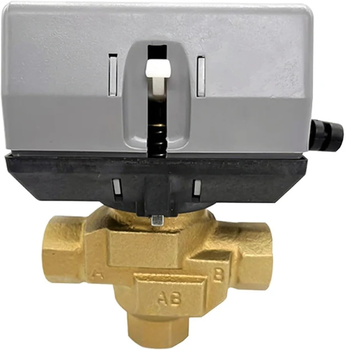 1/2'' 3/4'' 1'' 3-way Brass Motorized Globe Valve With VC6013 Fan Coil AC220V Electric Shut-off ...