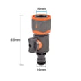 1/2" 3/4" 1 Inch Garden Hose Quick Connector Stopwater Connector Garden ...