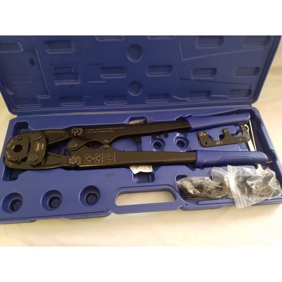 "Cinch Plumbers Pex Crimp Multi-Tool for 1/2"", 3/4"", 1"", and 1 1/4 ...