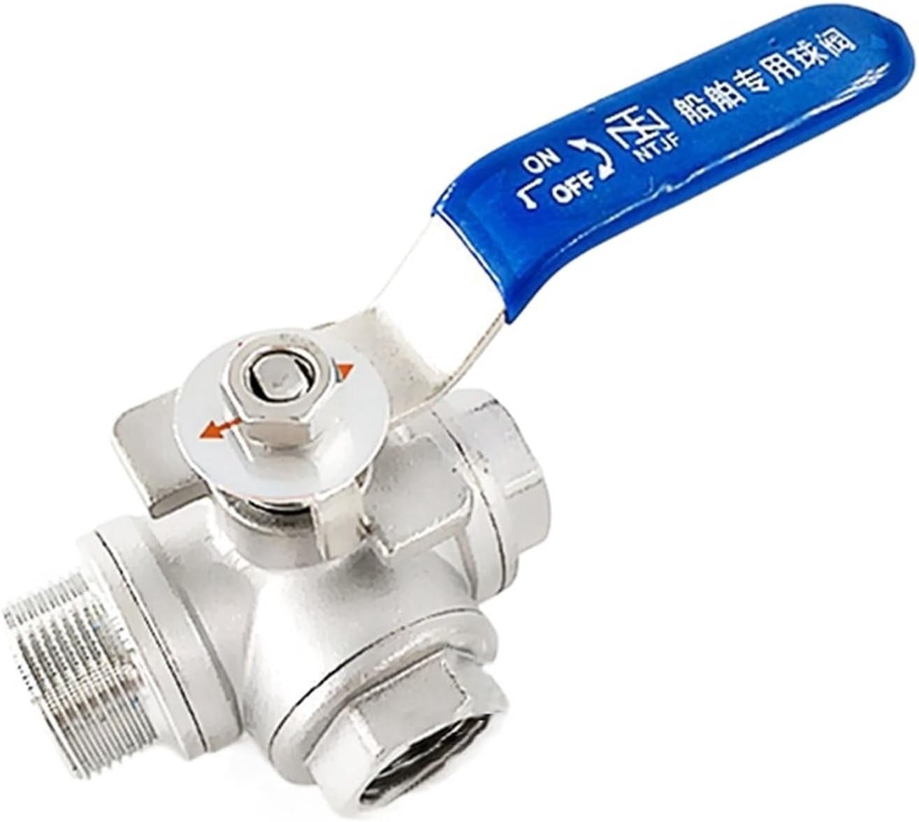 1/2" 3/4" 2 Female Thread and 1 Male Thread 3 Way Ball Valve DN15 DN20 ...