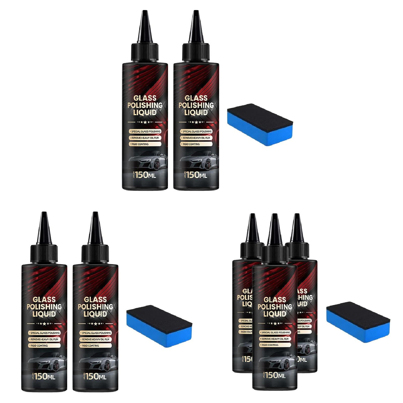 1/2/3/4/5/6/7/8/9/10 PcsGlassPolishing Liquid,Car Glass Cleaner ...