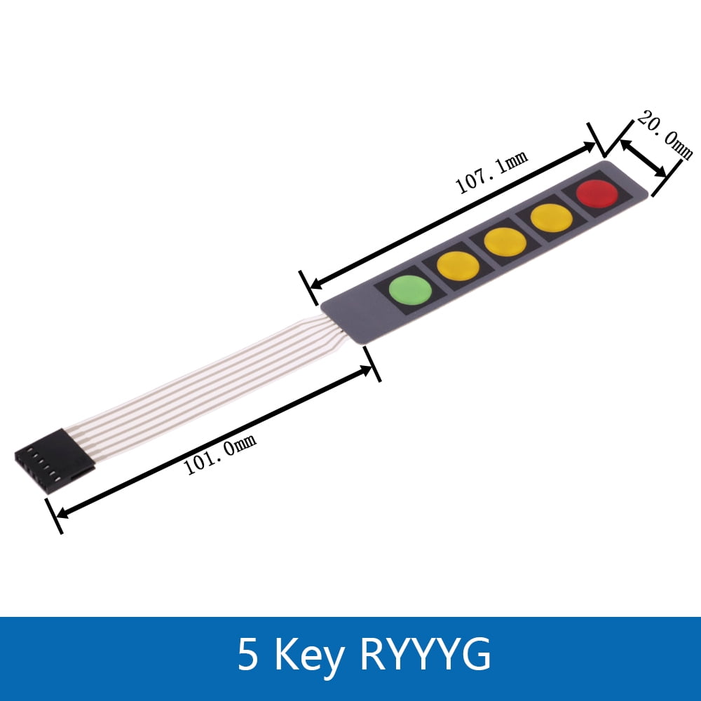 1 2 3 4 5 6 7 8 Key Button Membrane Switch Matrix Array Keyboard Keypad Control Panel Pad Diy