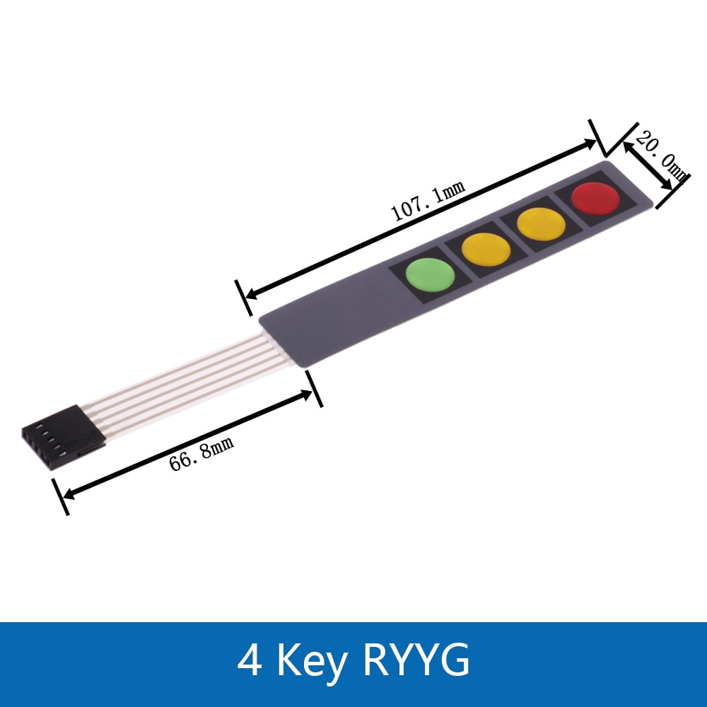 1 2 3 4 5 6 7 8 Key Button Membrane Switch Matrix Array Keyboard Keypad Control Panel Pad Diy