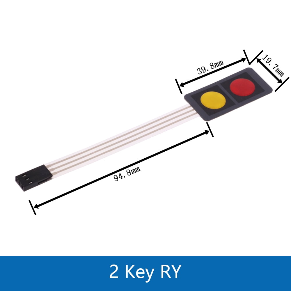 1 2 3 4 5 6 7 8 Key Button Membrane Switch Matrix Array Keyboard Keypad
