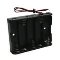 1/2/3/4/5/6/8/10 AA Battery Holder Slot Case Plastic Storage Box Wire ...