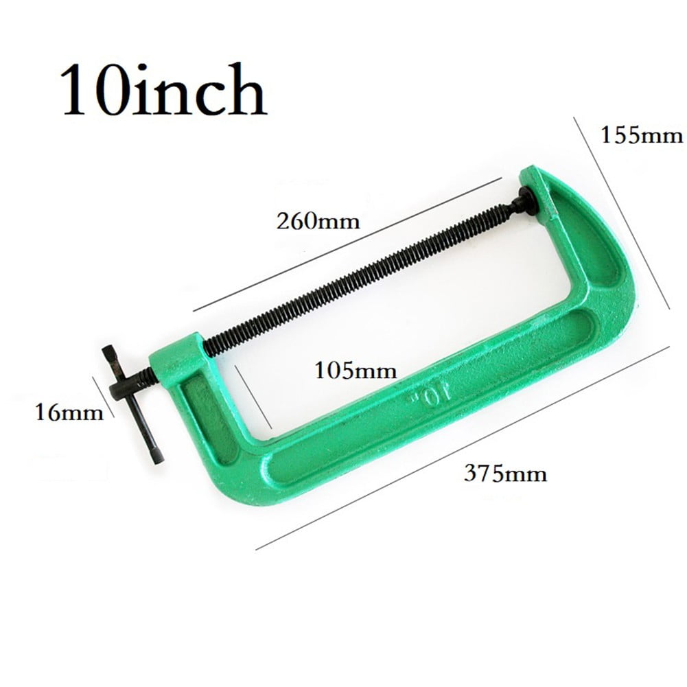 1/2/3/4/5/6/8/10 Inch G Type Woodworking Clamp Heavy Duty Wood Metal ...